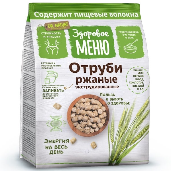 Отруби ржаные гранулы Здоровое меню купить в Москве, цена и отзывы ...