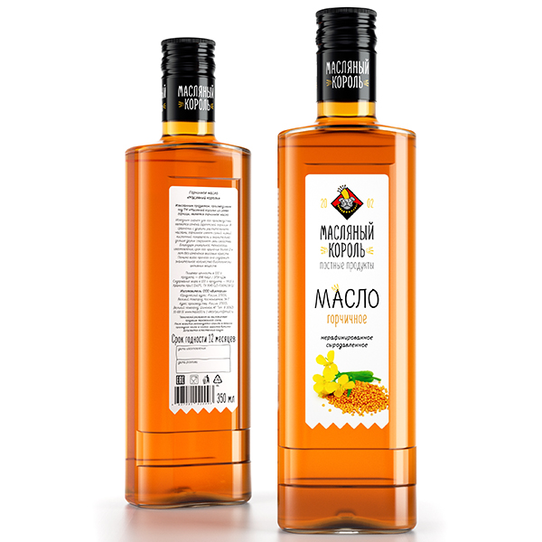 Масло горчичное 100% «Масляный Король», 350 мл, купить в Москве, цена и ...
